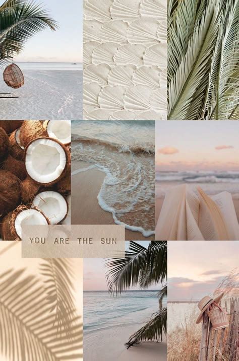 Beach Aesthetic Collage
