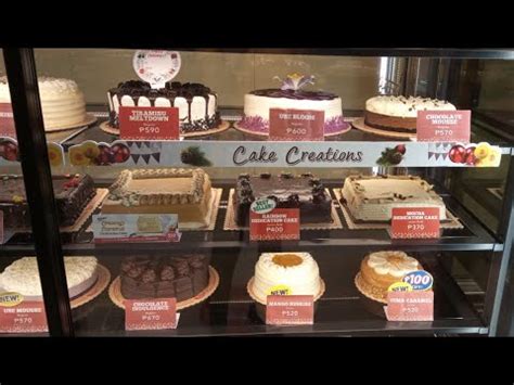 Red Ribbon Cakes With Price List Youtube