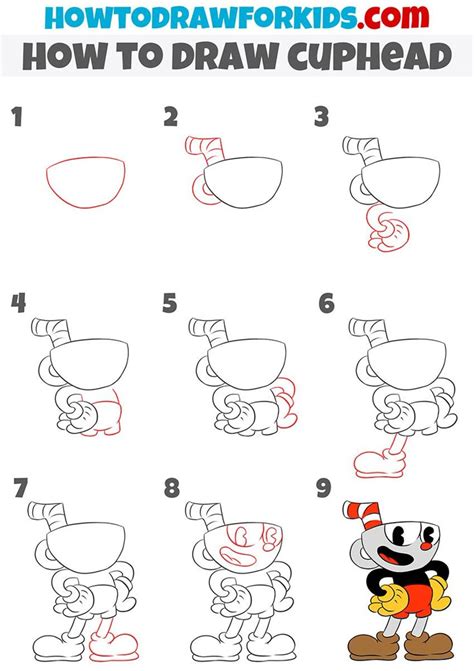 How To Draw Cuphead Characters
