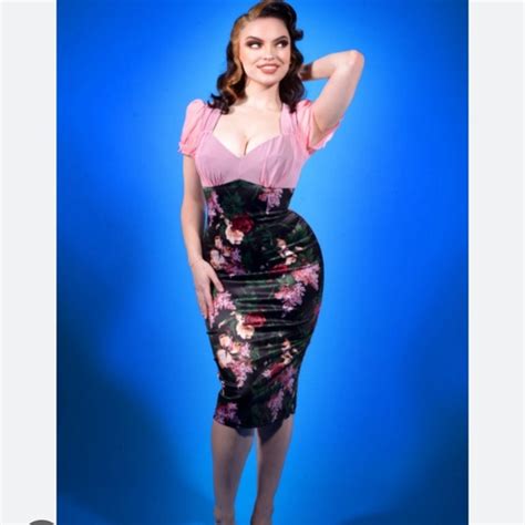 Pinup Couture Dresses Pinup Culture Dress Extra Large Floral And