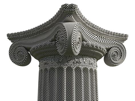 Ionic Column 3d Model 100 Max Free3d