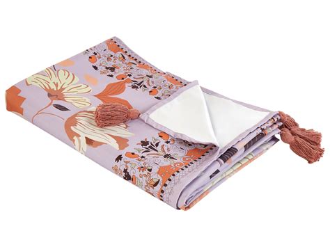 Picknickfilt 200 X 200 Cm Lila Tufki