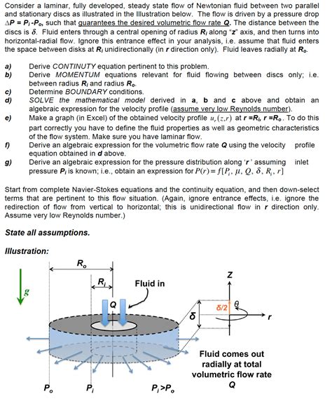 Solved Consider A Laminar Fully Developed Steady State