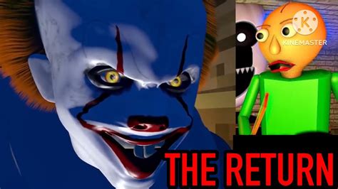 Pennywise It Vs Baldis Basics Challenge 4 Fanmade The Return Youtube