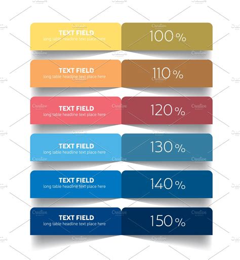 Table Chart Schedule Design Template Illustrator Graphics ~ Creative