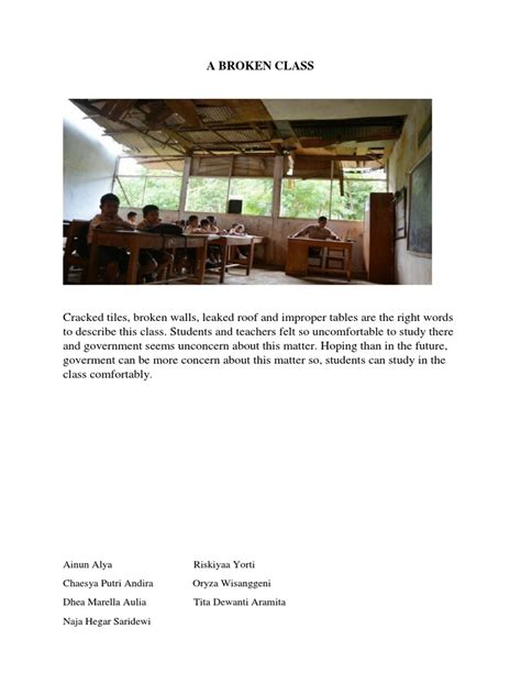 A Broken Class Pdf Business