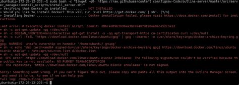 Outline Server Provisioning Failed On Aws Lightsail · Issue 947 · Jigsaw Codeoutline Server