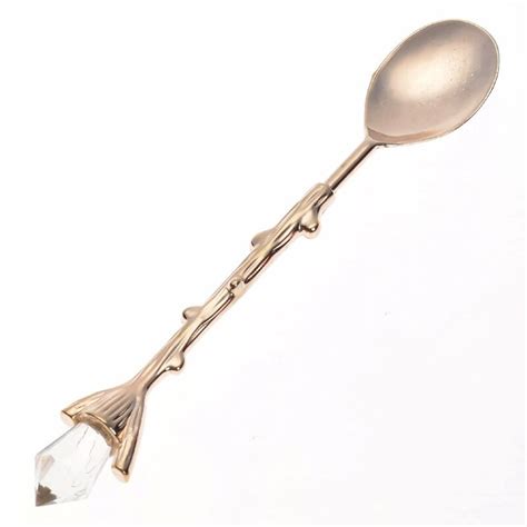 Alloy Crysatl Tea Spoon Court Tree Branch Small Sp Vicedeal