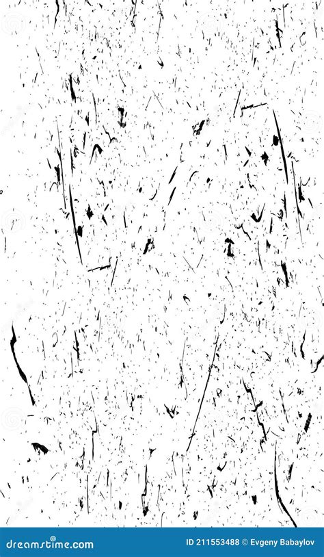 Grunge Black Lines And Dots On A White Background Vector Stock