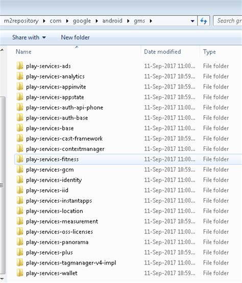 Error Failed To Resolve Google Android Gms Stack Overflow