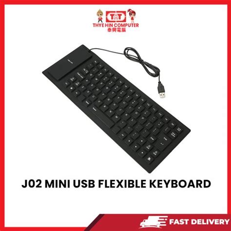 J02 J02 Mini Usb Flexible Keyboard [sbn No Nilai No Melaka No Hps No] Thye Hin Computer