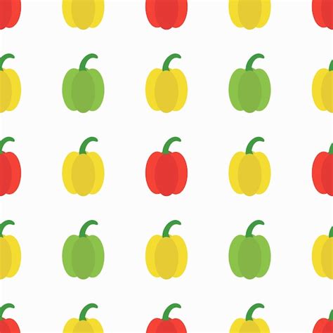 Premium Vector Chili Pepper Seamless Pattern Vector