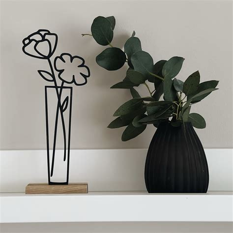 Aufsteller Blume Art 2 Holz Klopfer