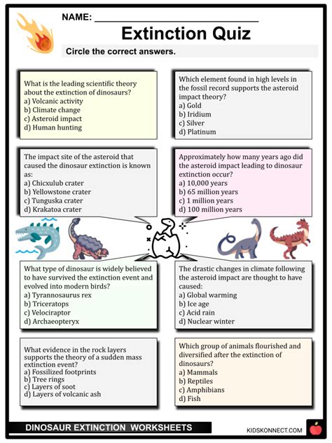 Dinosaur Extinction Worksheet Ks1 Dinosaurs Early Years Teaching