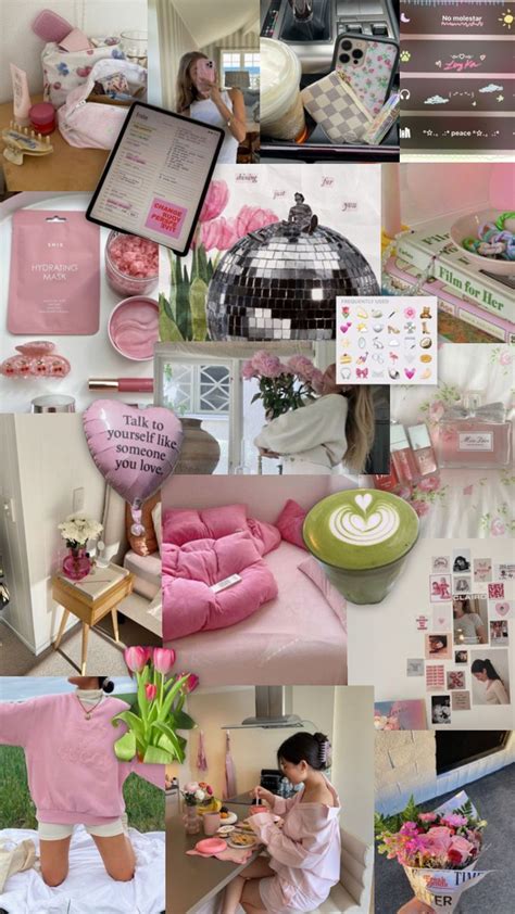 Pink Pastel Sagegreen Aestheticmoodboard Shuffles Pinterest