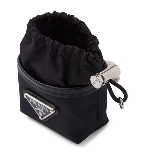 Prada black Re-Nylon AirPods Pro Case | Harrods UK