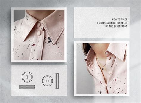How To Place Buttons And Buttonholes On The Shirt Front Dressed In A