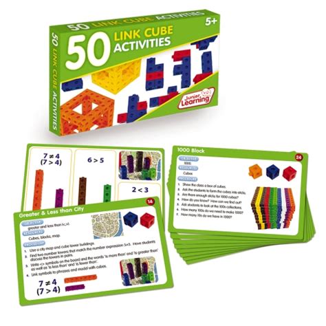 The Store 50 Link Cube Activity Cards Teacher Resource The Store