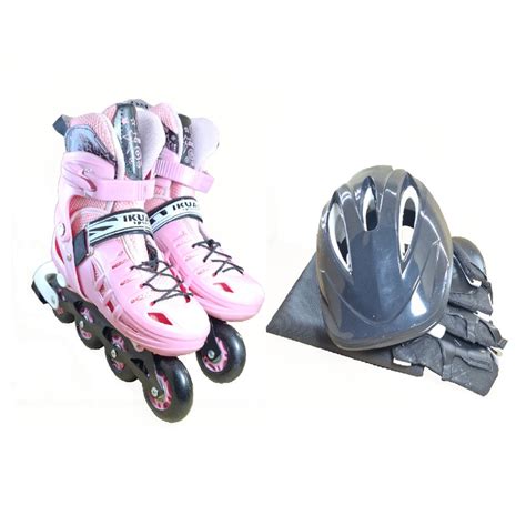 قیمت و خرید اسکیت کفشی آی کاس مدل هارد به همراه کلاه و لوازم ایمنی