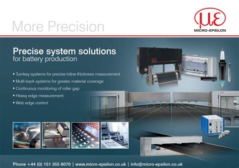 Micro Epsilon Uk On Linkedin Battery Moreprecision Microepsilon Quality Innovation