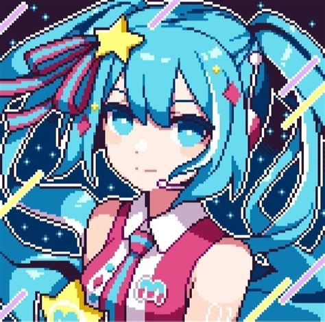 Pixel Art Hatsune Miku Png Clipart Art Art Deco Artist Art Museum My XXX Hot Girl