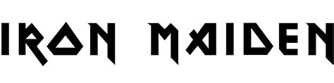 Iron Maiden Font Download Famous Fonts