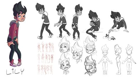 Artstation Lily Character Sheet Graveyard Shift