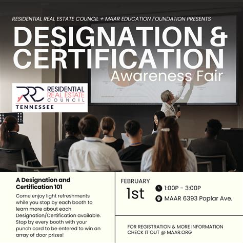 Designation And Certification Fair Memphis Area Association Of Realtors®