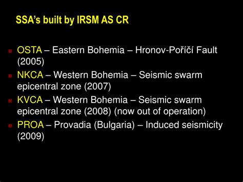 PPT Small Aperture Seismic Arrays Instruments And Detectability PowerPoint Presentation ID