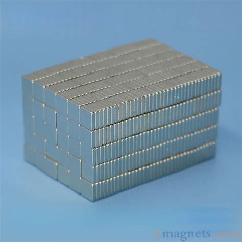 Neodymium Magnets 4mm X 4mm X 1mm N42 Tiny Square Rare Earth Block Magnets Ultra Thin Flat