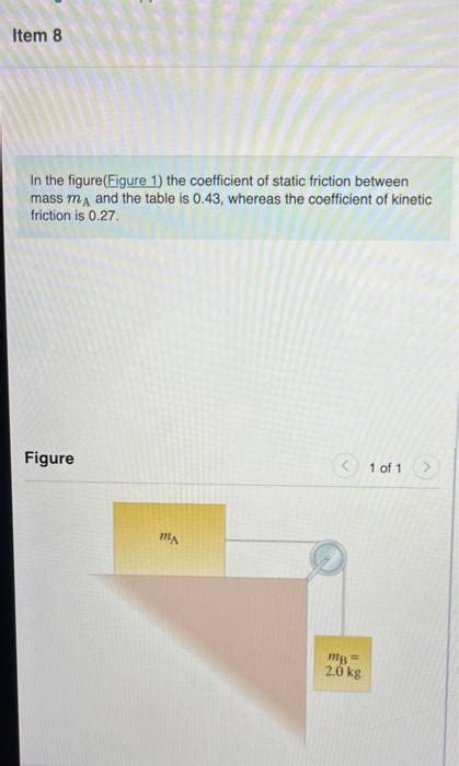 Solved In The Figure Figure The Coefficient Of Static Chegg
