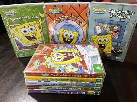 Spongebob Squarepants Complete Season 1 8 Dvd Set Bundle 1 2 3 4 5 6 7