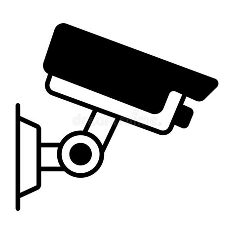 Cctv Camera Surveillance Icon Security Camera Vector In Editable Style