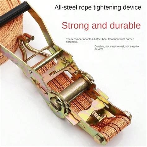 Truck Tightening Tool Ratchet Strap Tightener With Thickened And