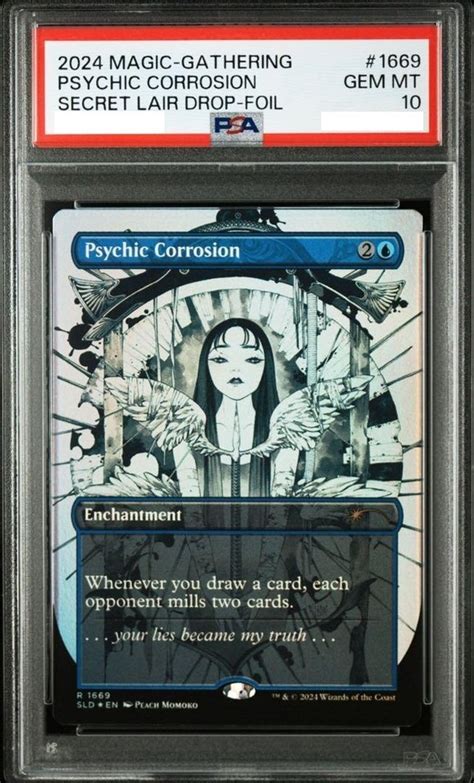 Mtg Magic The Gathering Psa10 Psychic Corrosion Sld 1669 Foil 2024