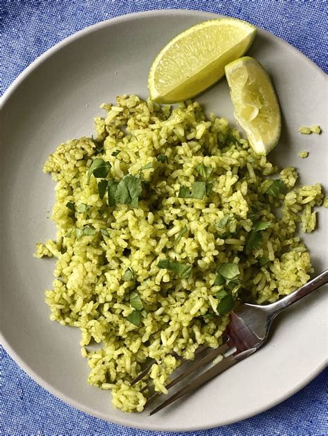 Arroz Verde Mexican Green Rice The Kitchn