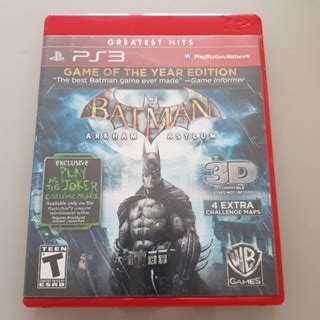 Batman Arkham Asylum Game of the Year Edition PS3 Mídia Física | Shopee Brasil