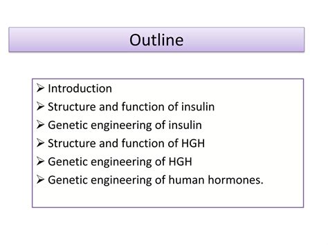 Insulin Production By Genetic Engineering Pptx
