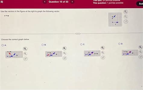 solved use the vectors in the figure at the right to graph