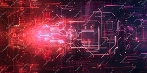 Premium Photo Digital Security Concept With Lock And Circuit On Abstract Background Concept