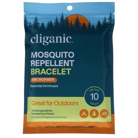 Microfiber Repellent Bands By Cliganic For Unisex 10 Pc Band Big W