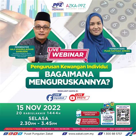 Azka Live Webinar Pengurusan Kewangan Individu Bagaimana