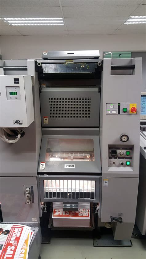 Ryobi 3404 Di Digital Offset Printing Press 2001 Litho Sales And Label