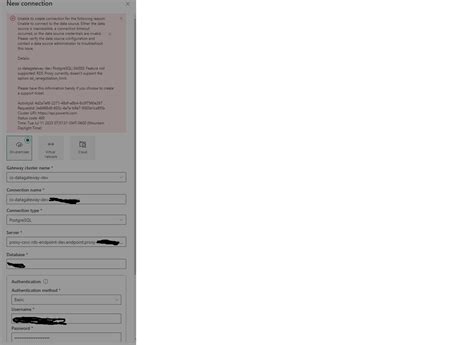 Postgresql Error Unsupported Startup Parameter Microsoft Fabric Community
