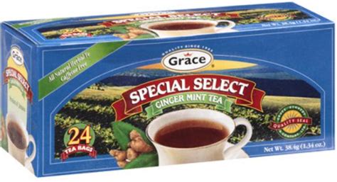 Grace Special Select Ginger Mint Tea 24 Tea Bags Caribbean Choice And Varieties