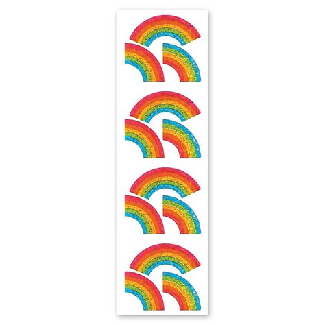 Sparkly Stickers Tagged Rainbows Sticker Planet