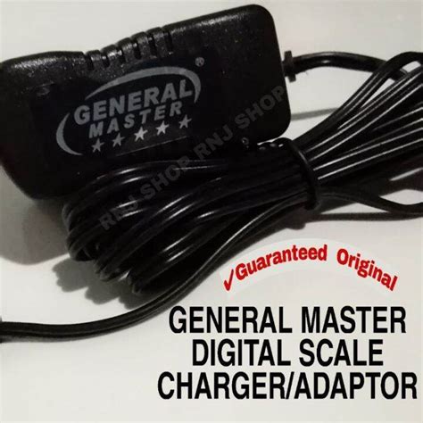 Charger Adaptor For General Master Digital Computing Weighing Scale Lazada Ph