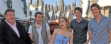 Emma Watson And Other Harry Potter Stars Visit The Wizarding World At