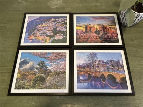 Dollar Tree Puzzles Plus Dollar Tree Frames Make For A Pretty