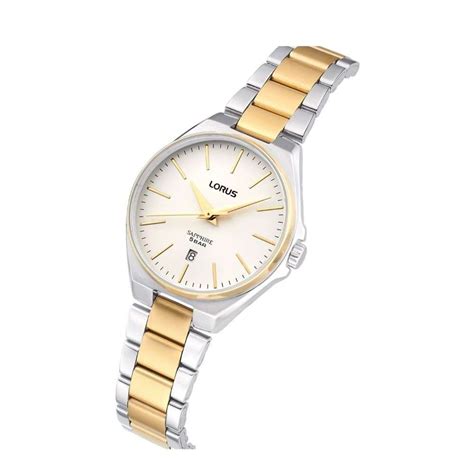 Lorus Womens Gold And Steel Dial Watch Rj270bx9 David Cullen